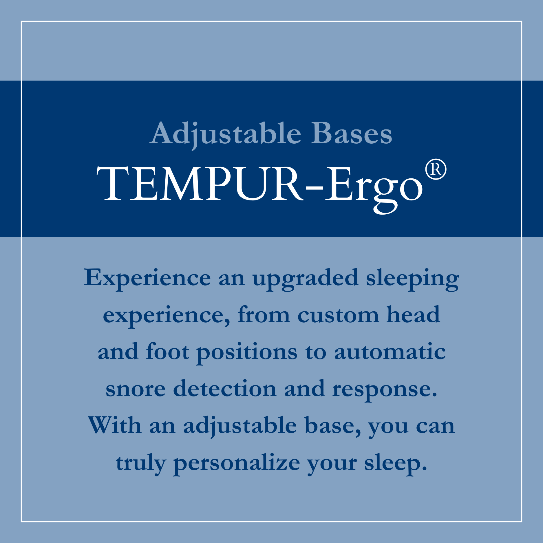 TEMPUR-Ergo® Bases – D&D Mattress
